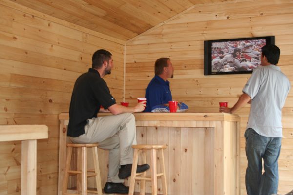 Wooden Man Caves Designs, Plans and Ideas - Stoltzfus Structures