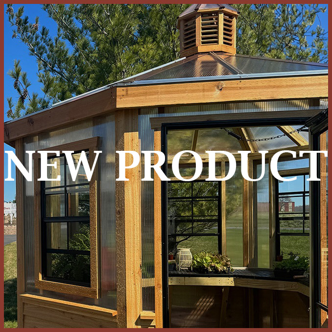 Octagon Cedar Greenhouse | Fully Assembled Greenhouse