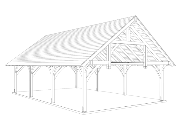 Denali Timber Frame Pavilion | Luxury Outdoor Structure | Stoltzfus ...